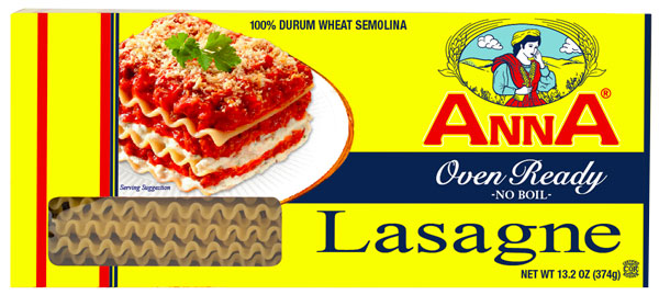 Anna No Boil Lasagne 13.2 OZ - Shop Cento