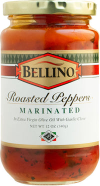 Bellino Marinated Roasted Peppers 12 OZ - Shop Cento