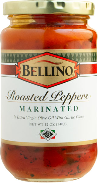 Bellino Marinated Roasted Peppers 12 OZ - Shop Cento